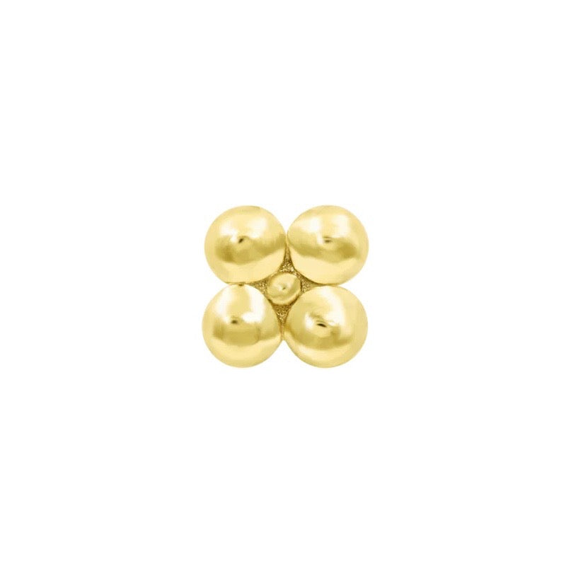 14k Gold Quad-Bead – Heirs of Venus - Piercing Studio